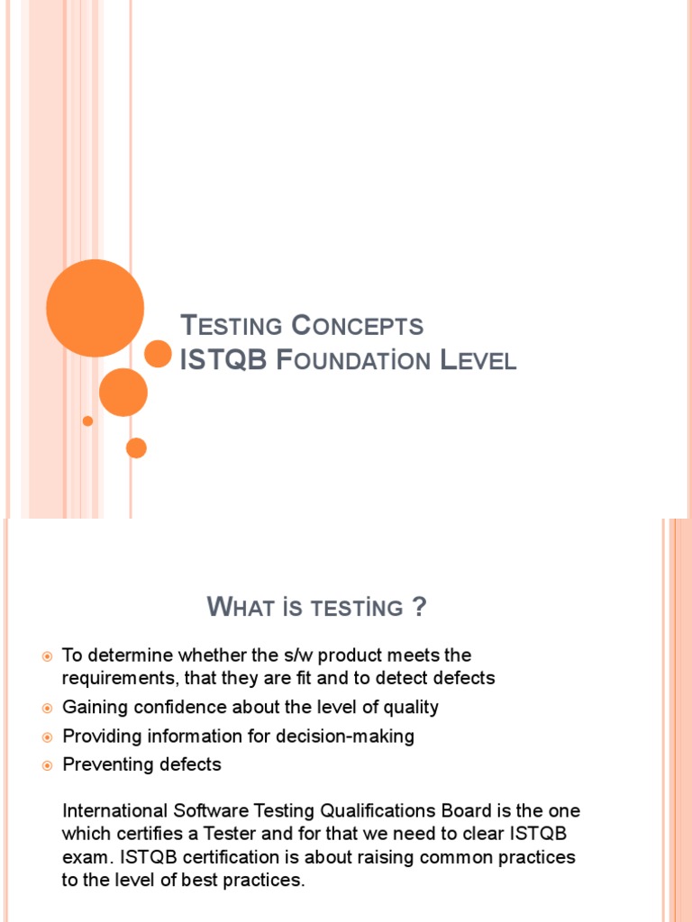 ISTQB Concepts | PDF