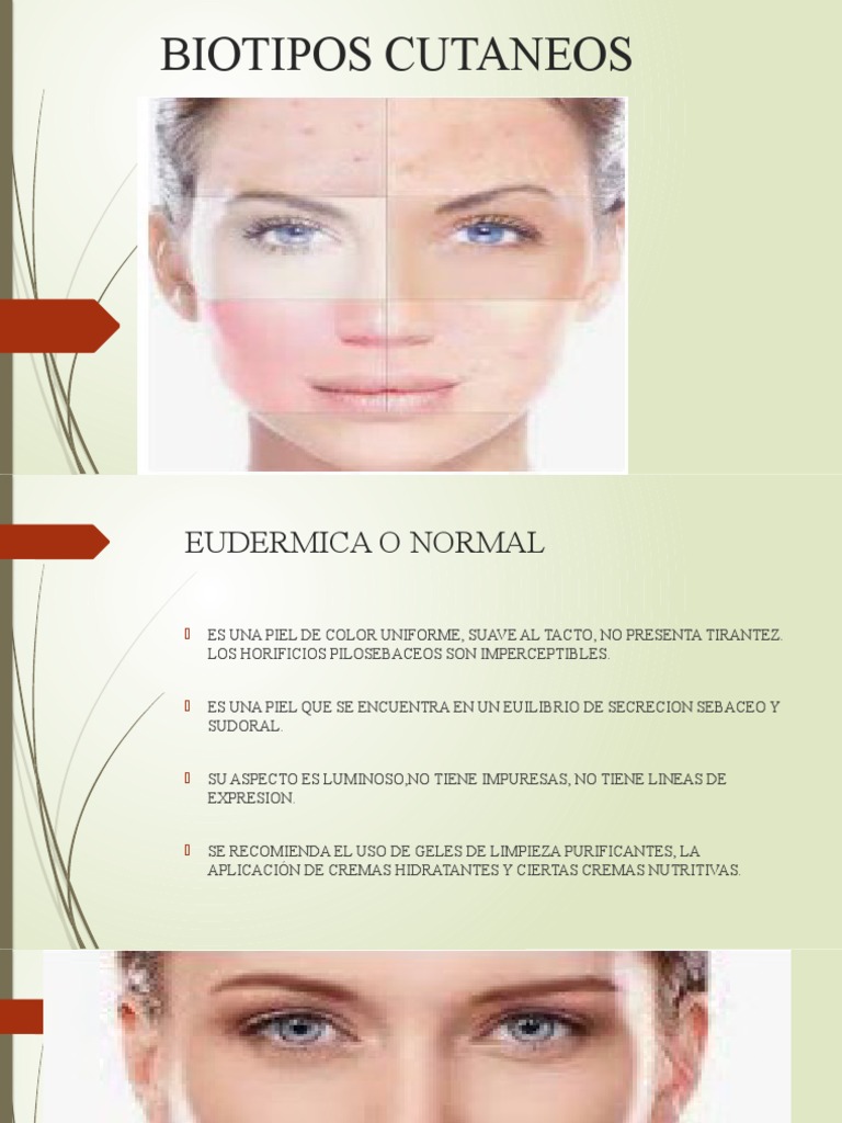 Biotipos Cutaneos | PDF | Piel | Órganos sensoriales