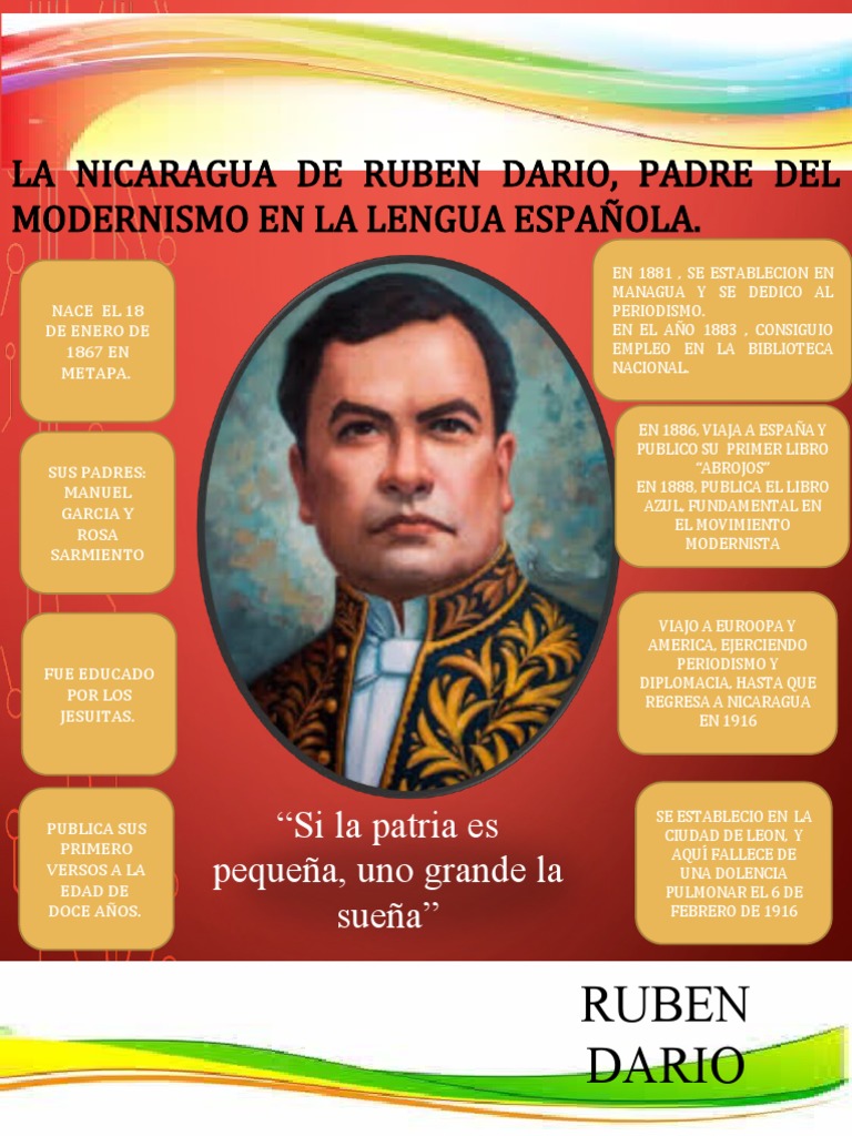 Biografía de Rubén Darío: Modernismo y Vida | PDF