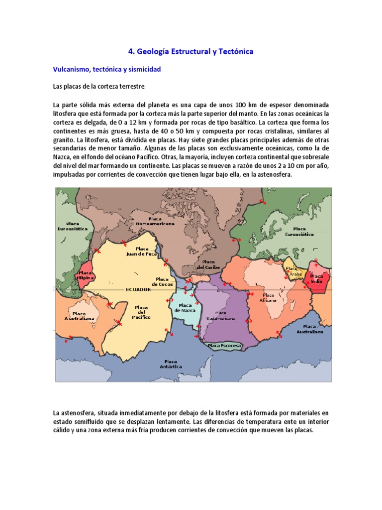 05 Tectonismo | Descargar gratis PDF | Placas tectónicas | Geología