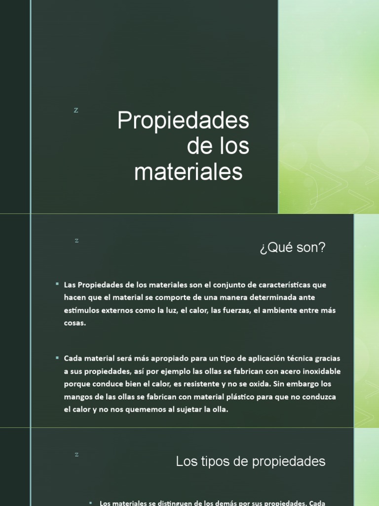 Propiedades de Los Materiales | PDF
