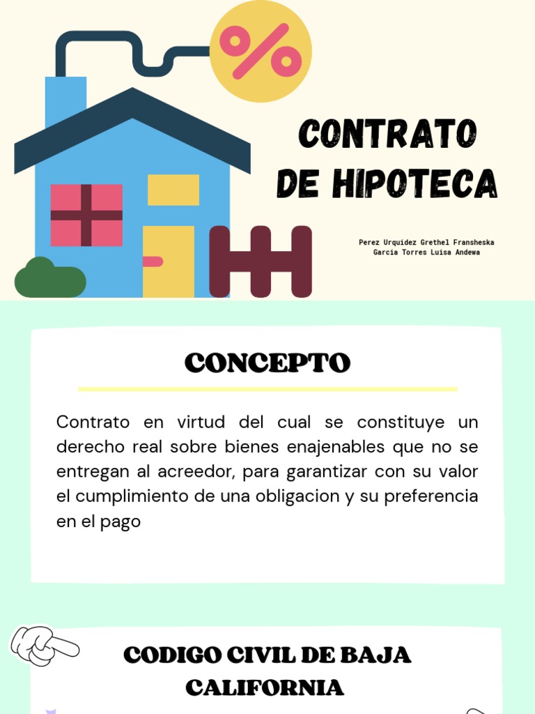 Contrato Hipoteca | PDF | Ley de hipotecas | Derecho privado