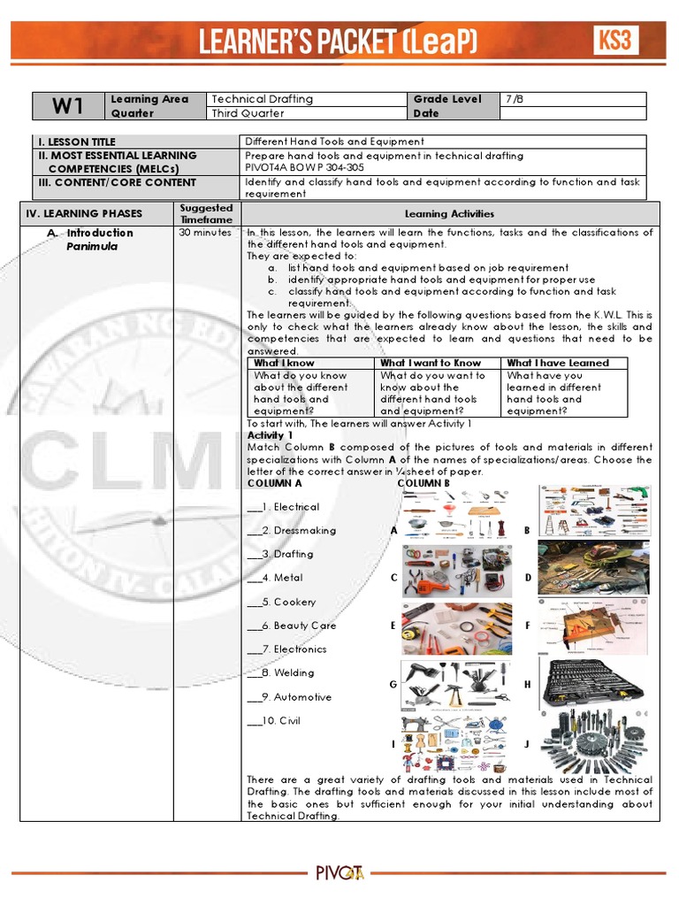 TLE_Technical Drafting7-8_week1 | PDF