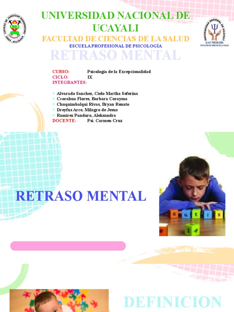 Retraso Mental | PDF | Discapacidad intelectual | Inteligencia