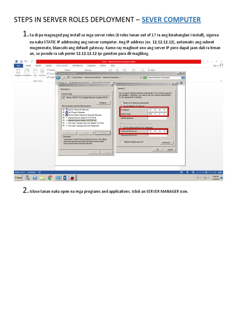 COC3 Roles Deployment and Client Configuration | PDF