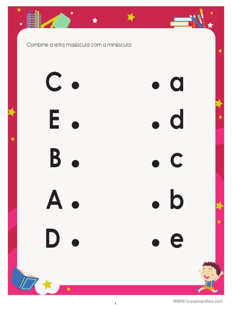 Atv Com Alfabeto | PDF | Codificações | Comunicação humana