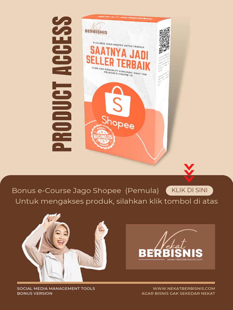 ECOURSE JAGO SHOPEE UNTUK PEMULA | PDF
