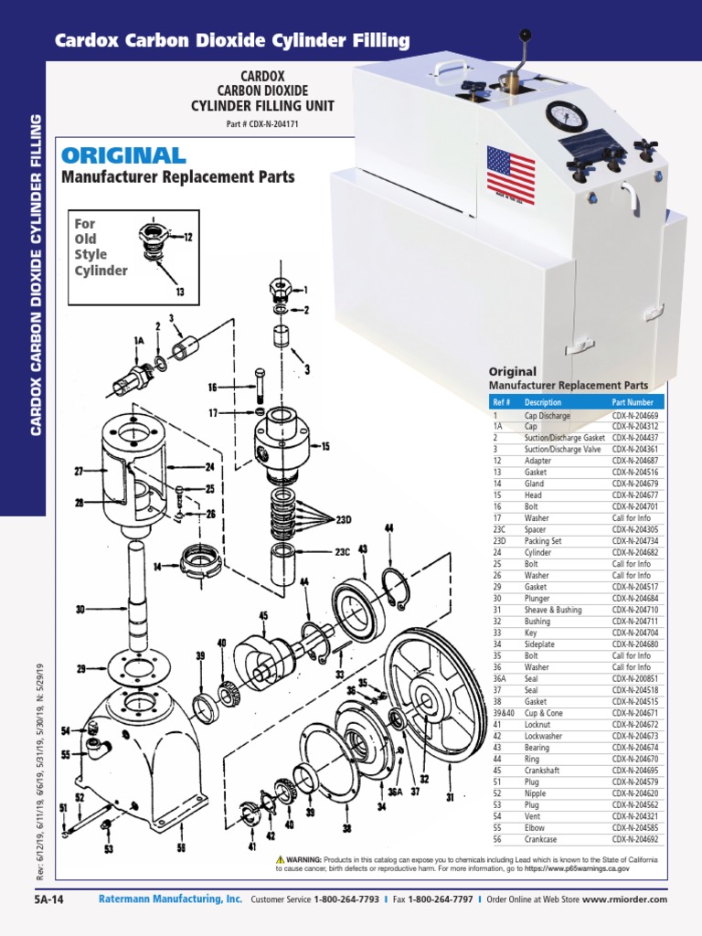 Cardox F | PDF | Valve | Washer (Hardware)