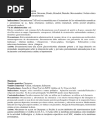 Tentramitrozón - Usos y Efectos Secundarios | PDF | Asma | Inflamación