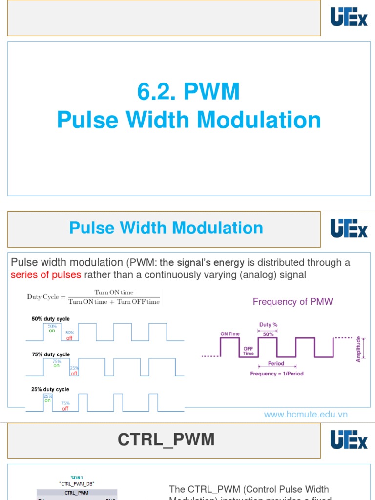 6.2 PWM - Pulse Width Modulation | PDF