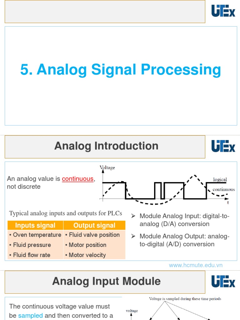 5 Analog Signal Proccessing | PDF | Teaching Methods & Materials ...