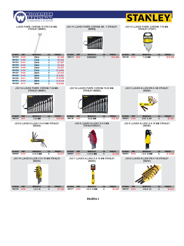 24 Stanley | PDF | Herramientas