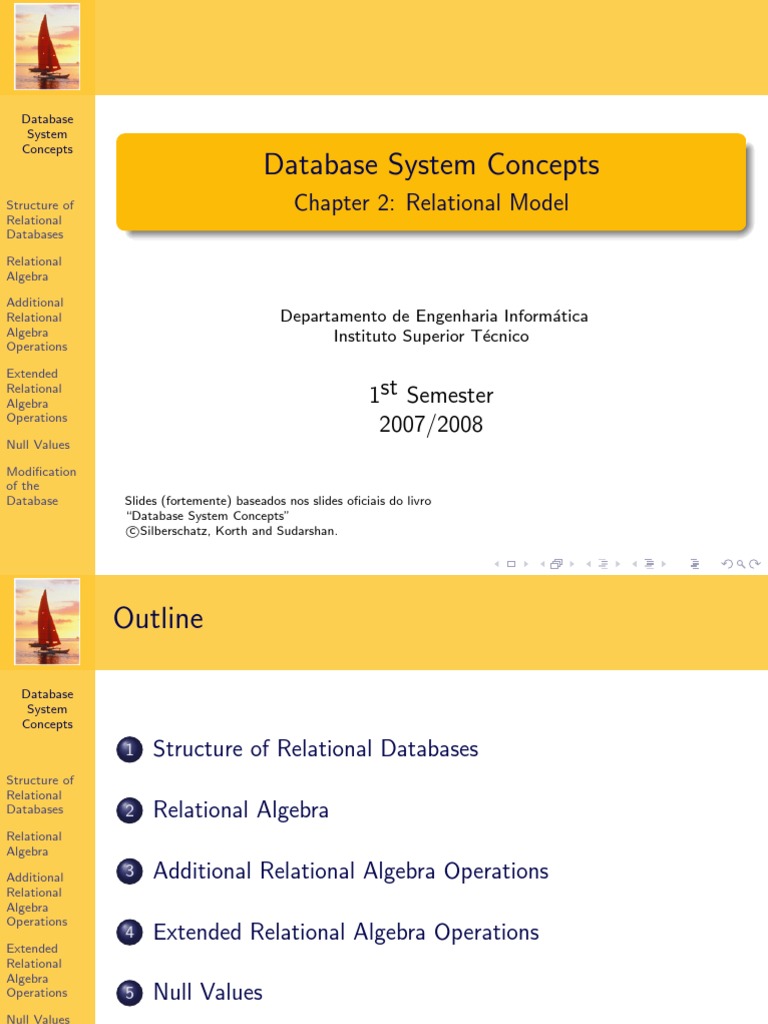 Lecture 5 Relational Algebra | PDF | Teaching Methods & Materials | Technology & Engineering