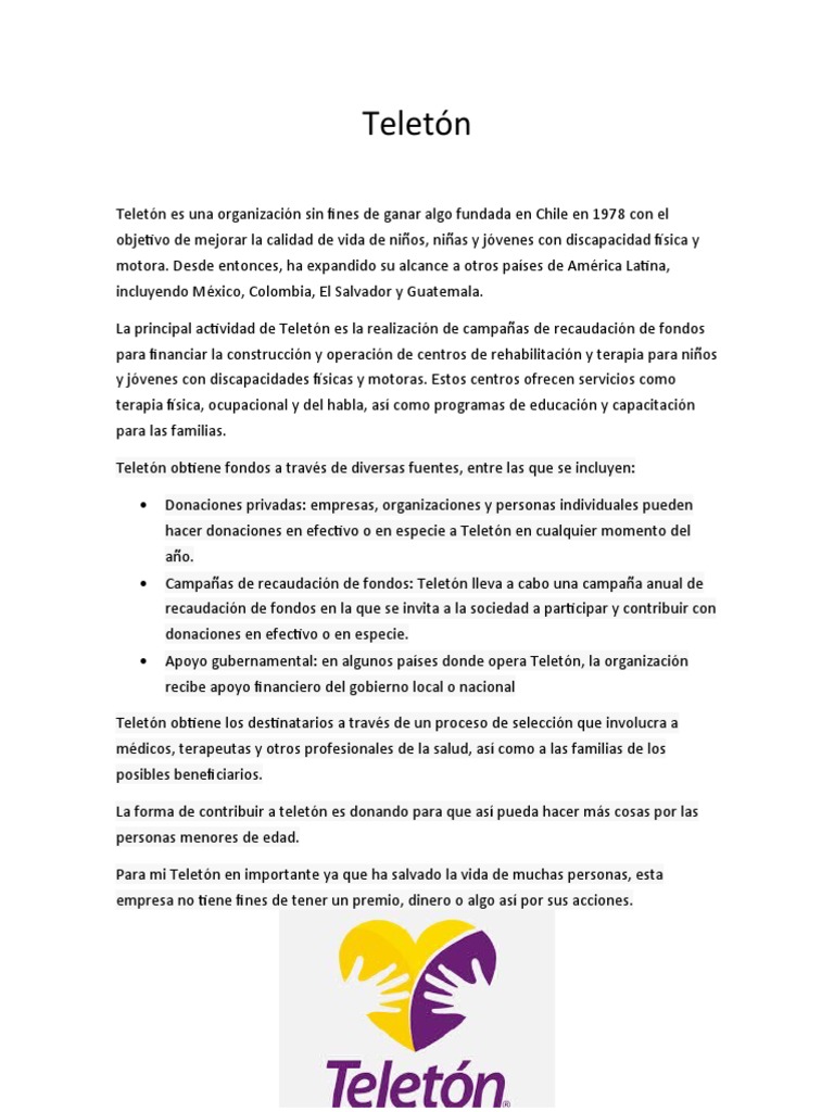 Teleton | PDF