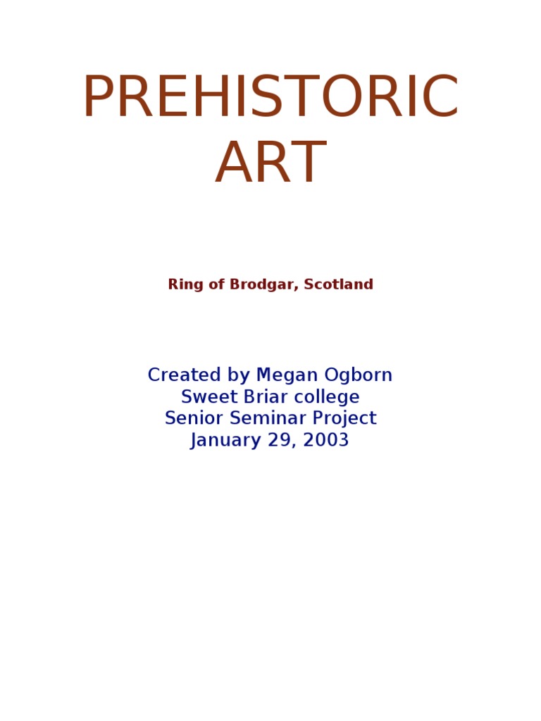 Prehistoric Art Notes | PDF | Radiocarbon Dating | Paleolithic