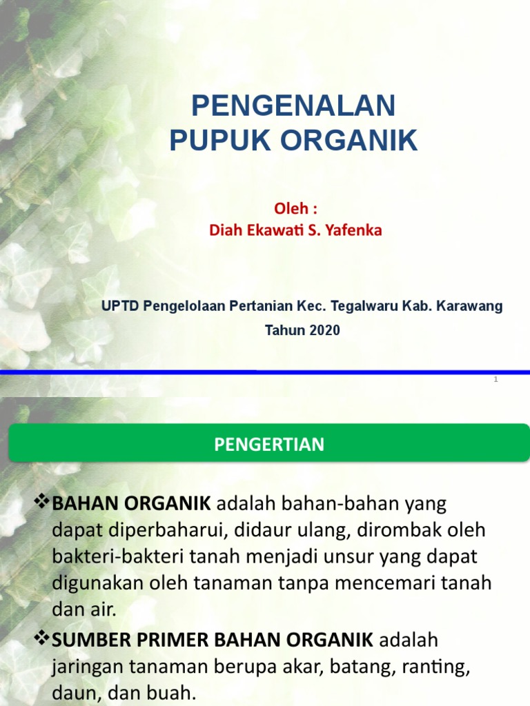 Pupuk Organik | PDF