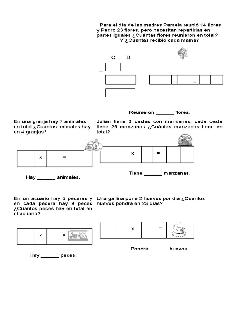Problemas de Multiplicación | PDF