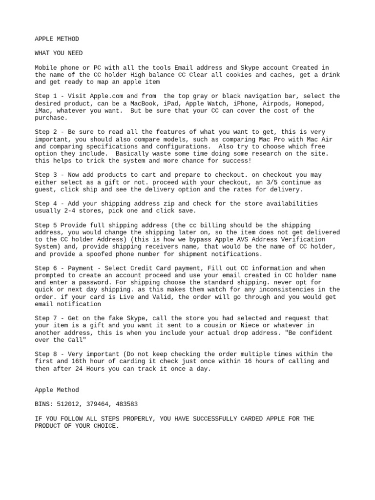 Apple Method | PDF | Apple Inc. | Point Of Sale