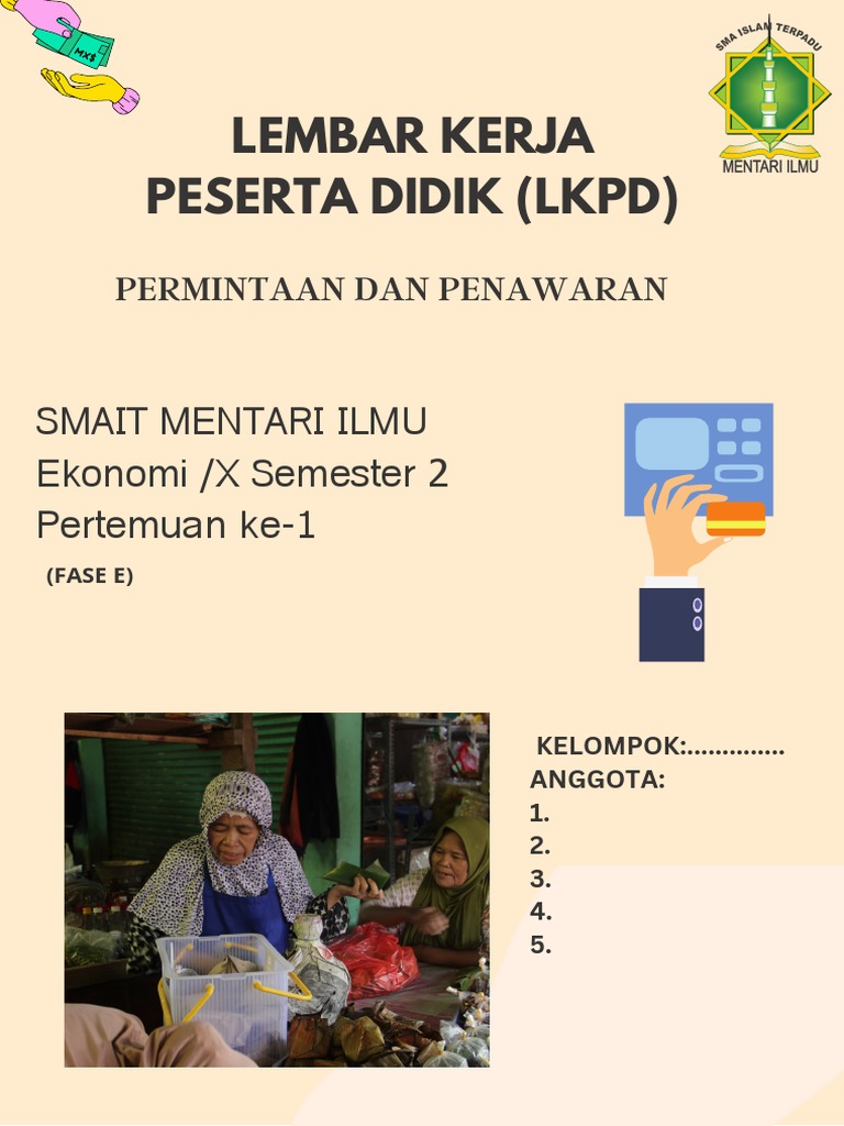 LKPD 4 - Keseimbangan Pasar - Desi Aprianti | PDF