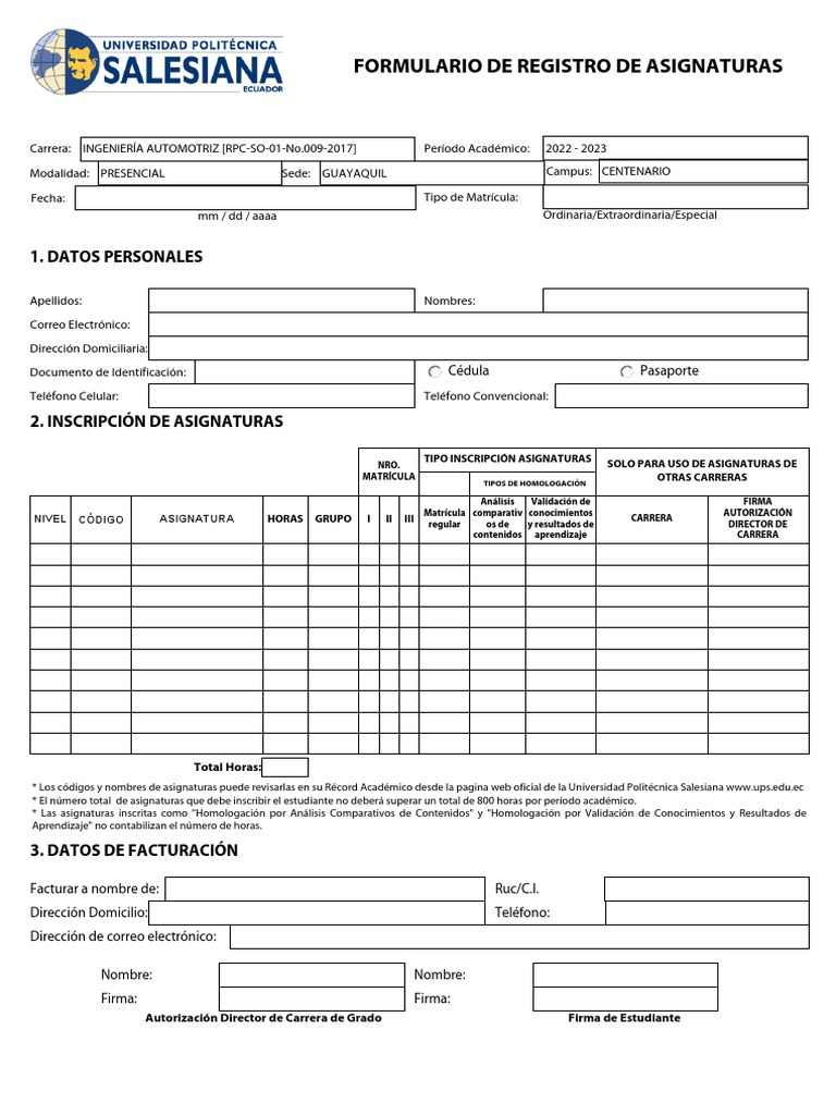 Formato-Registro-Asignaturas-INGENIERIA AUTOMOTRIZ RPC SO 01 NO 009 ...
