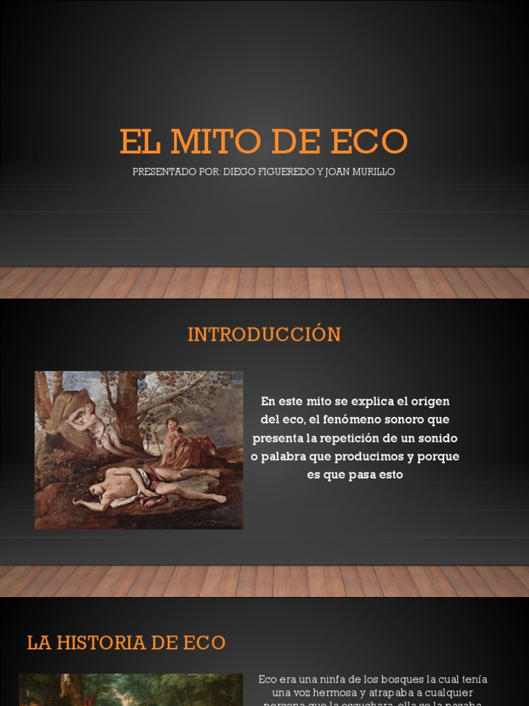 EL Mito de Eco | PDF | Amor