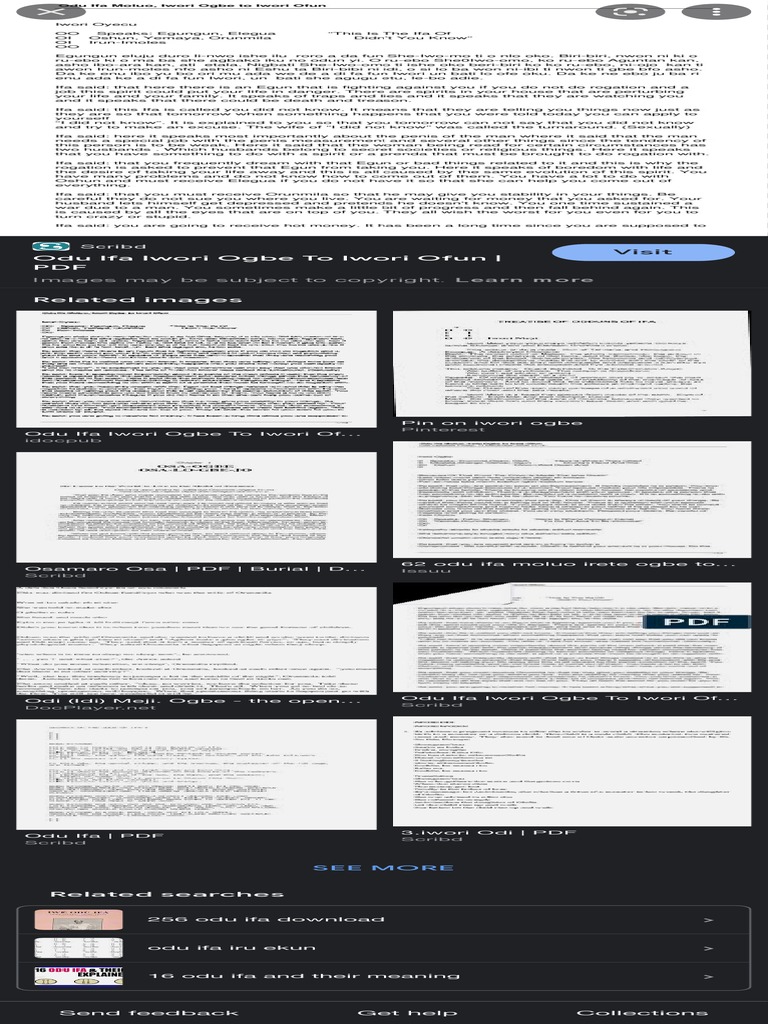 Iwori Ogbe - Google Search | PDF