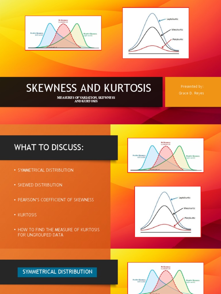 Skewness and Kurtosis Original | PDF | Skewness | Sampling (Statistics)