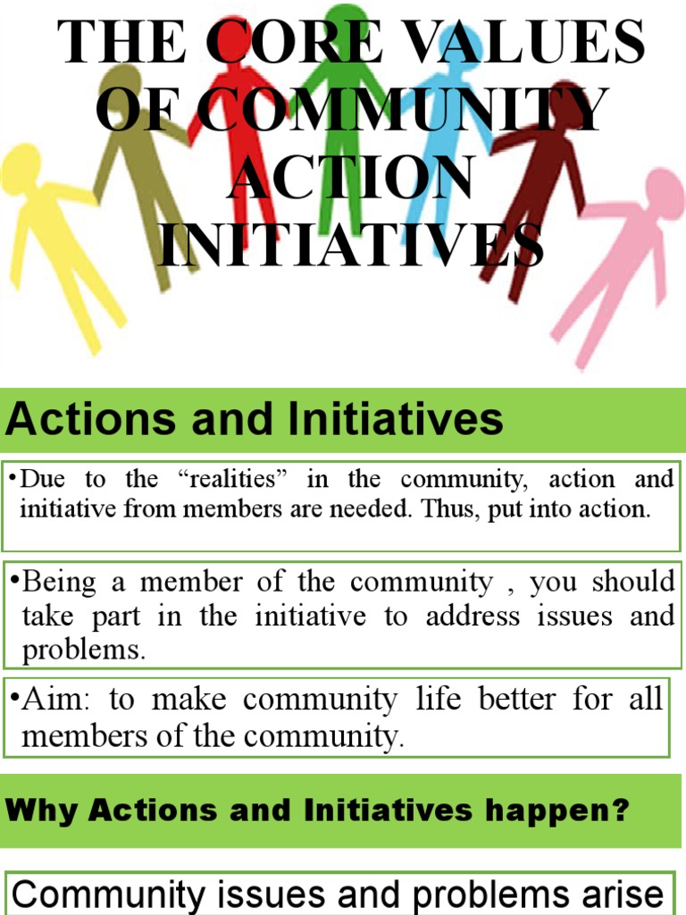 The Core Values of Community Action Initiatives | PDF