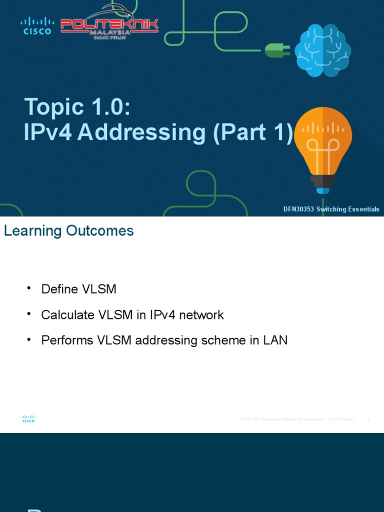 Topic 1.0 IP Addressing (Part 1) | Download Free PDF | Ip Address ... Topic 1.0 IP Addressing (Part 1) | Download Free PDF | Ip Address ...