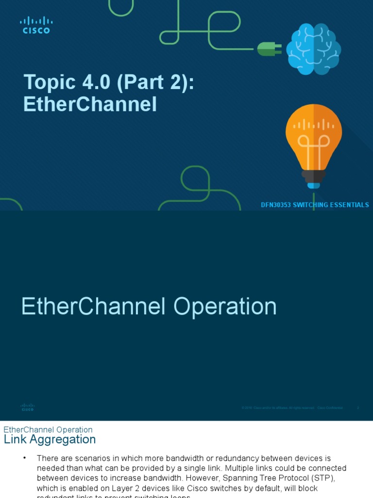 Topic 4.0 STP - Link Aggregation (Part 2) | PDF | Network Switch ...