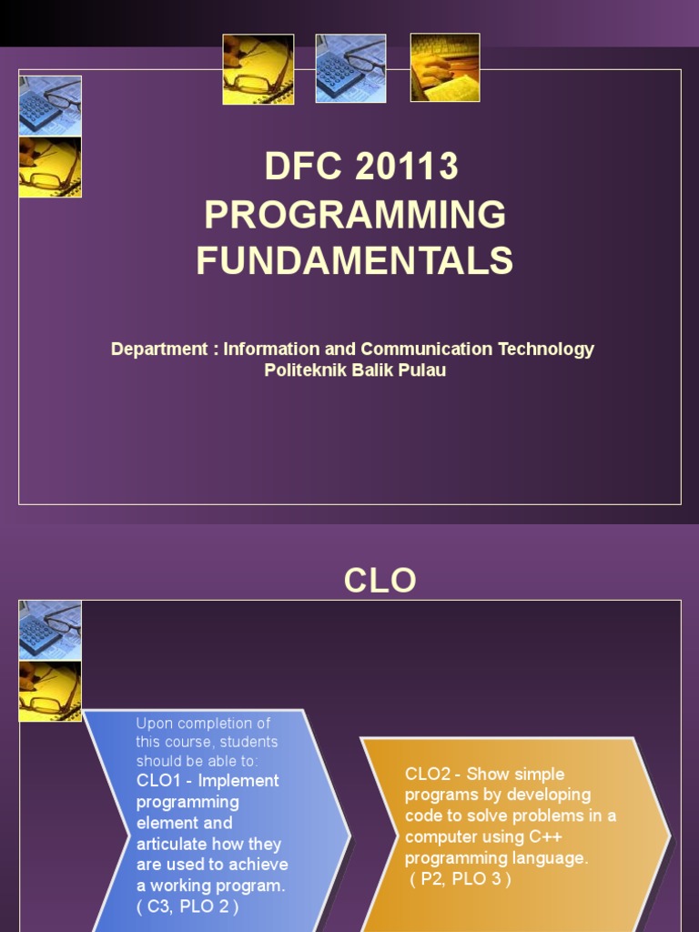 Chapter 2 Basic Program Elements Part 2 | PDF | Computer Program ... Chapter 2 Basic Program Elements Part 2 | PDF | Computer Program ...