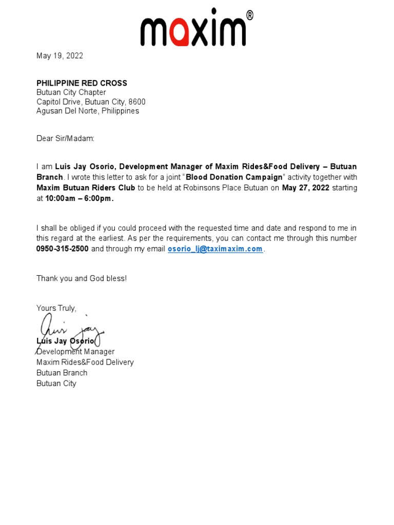 Red Cross Letter Edited | PDF