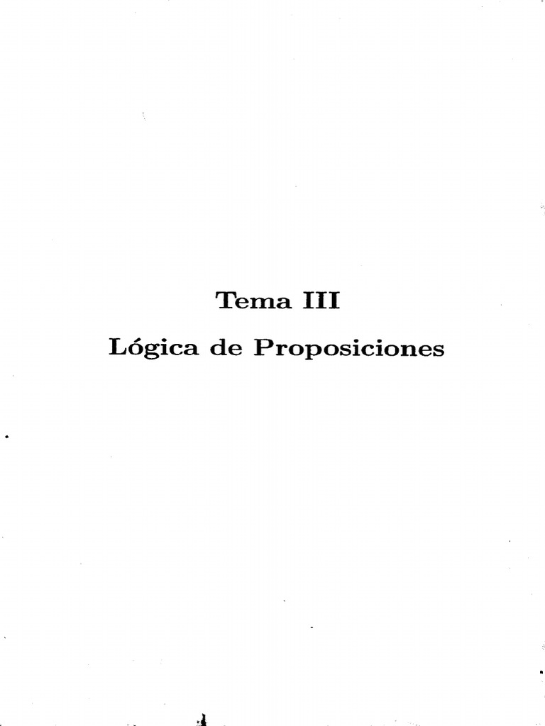 Cálculo de Proposiciones | PDF