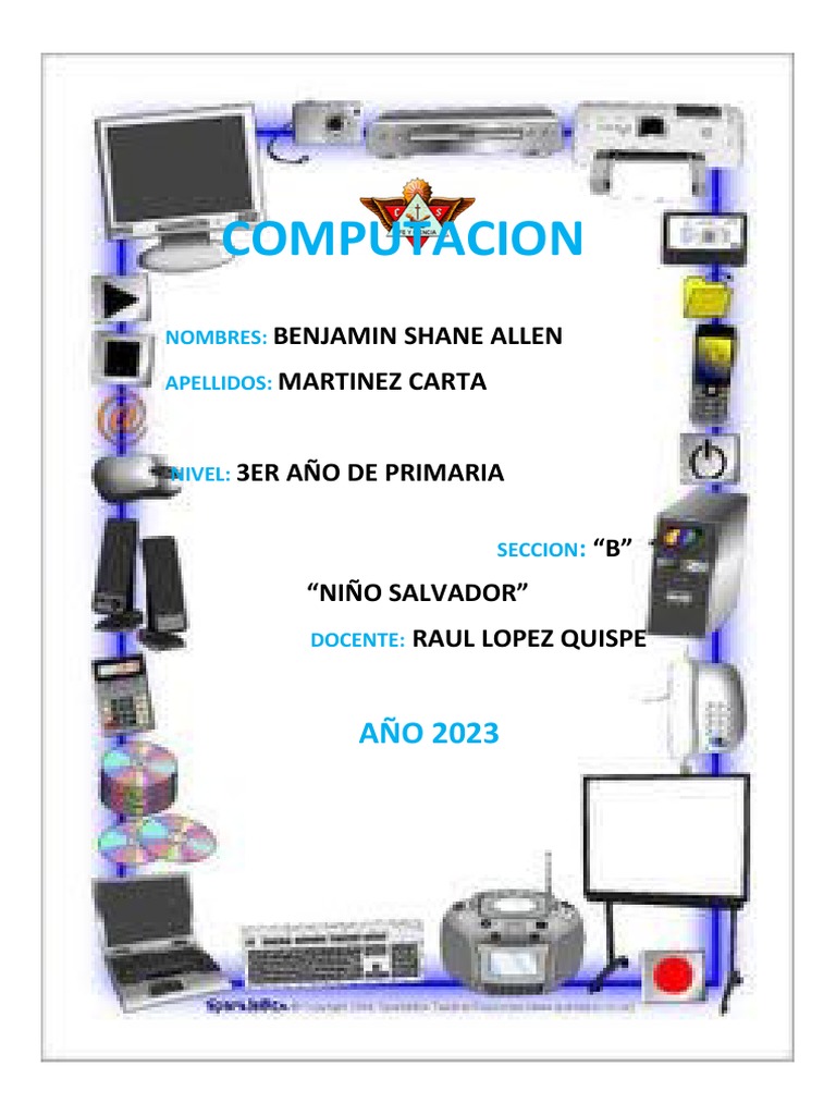 Caratula de Computacion | PDF