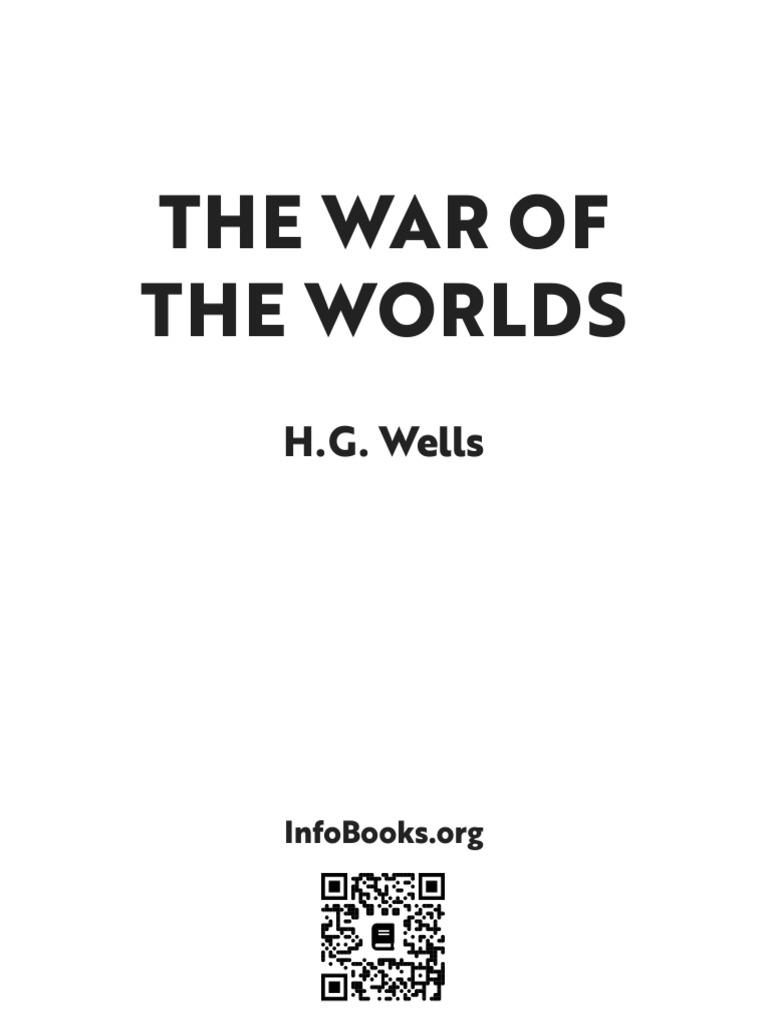 The War of The Worlds H G Wells | PDF