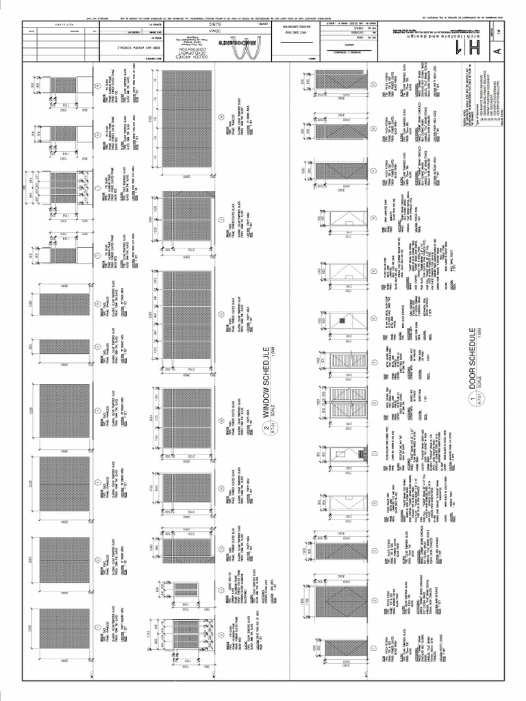 Doors and Windows Schedule | PDF