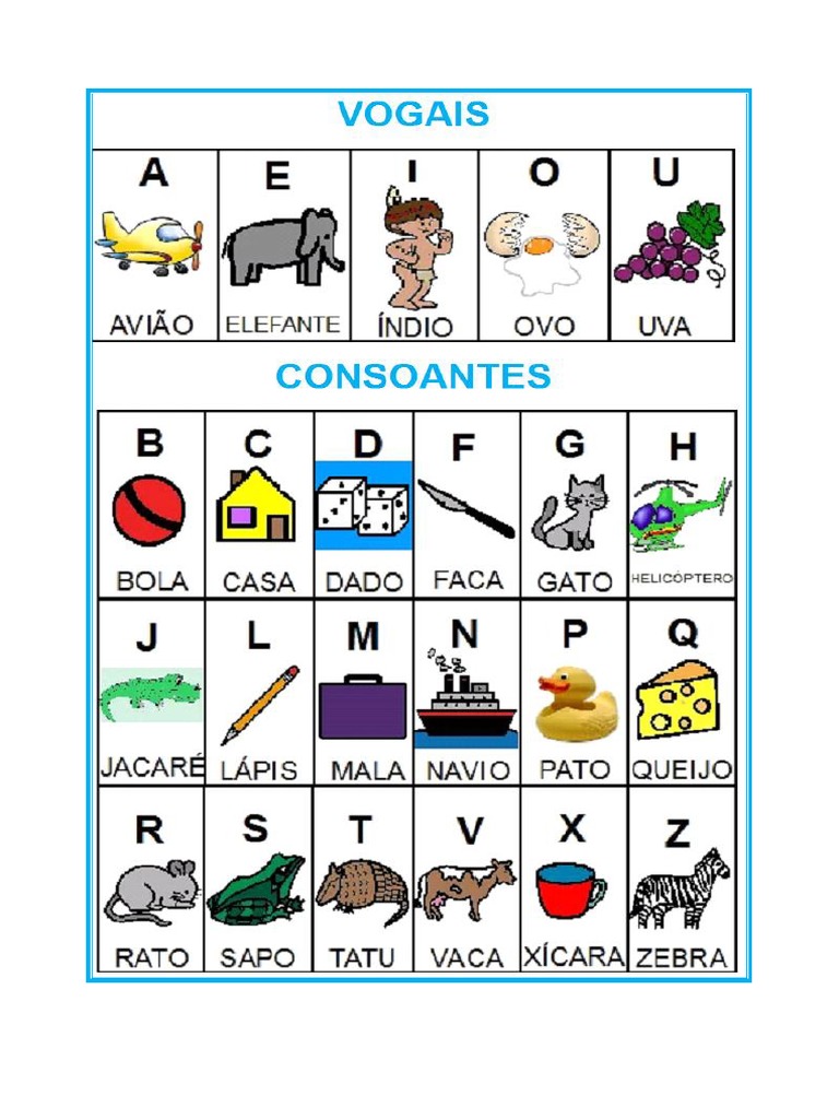 Vogais e Consoantes | PDF