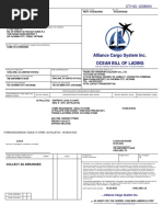BL Form Oocl | PDF | Cargo | Bill Of Lading