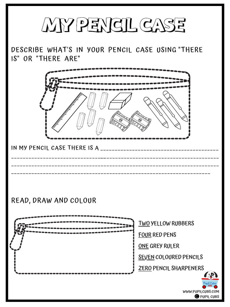 My Pencil Case Uk Usa | PDF