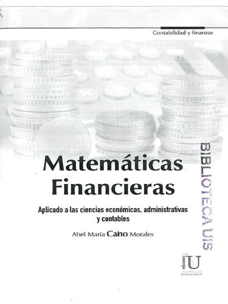 Matemáticas-Financieras - Abel Maria Cano Morales | PDF