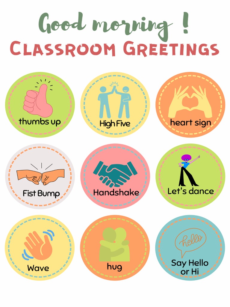 Classroom Greetings | PDF