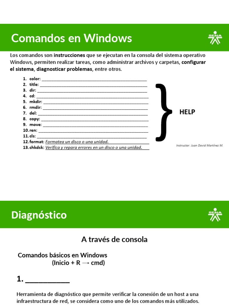 Comandos Actividad | PDF