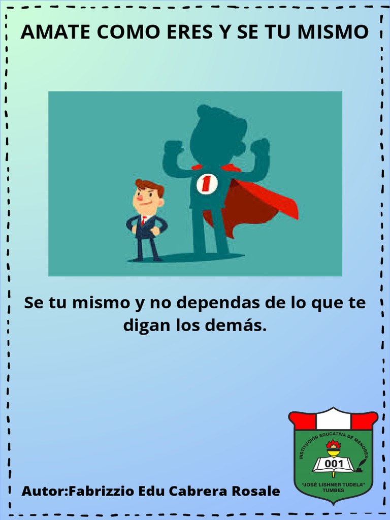 Amate Como Eres y Se Tu Mismo | PDF