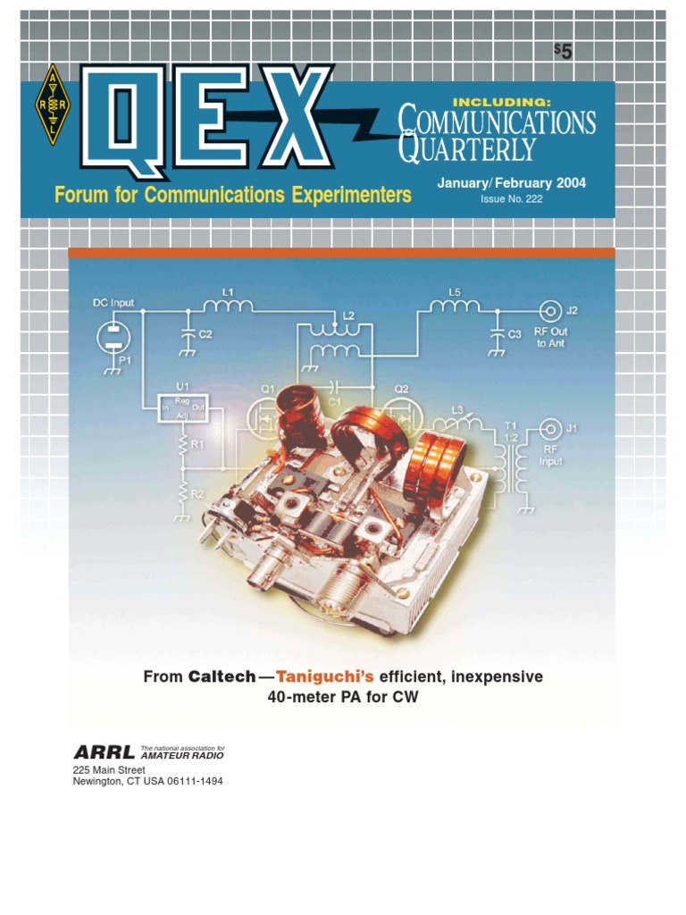 (Magazine) QEX. 2004. January - February (2004) | PDF | Amplifier ...