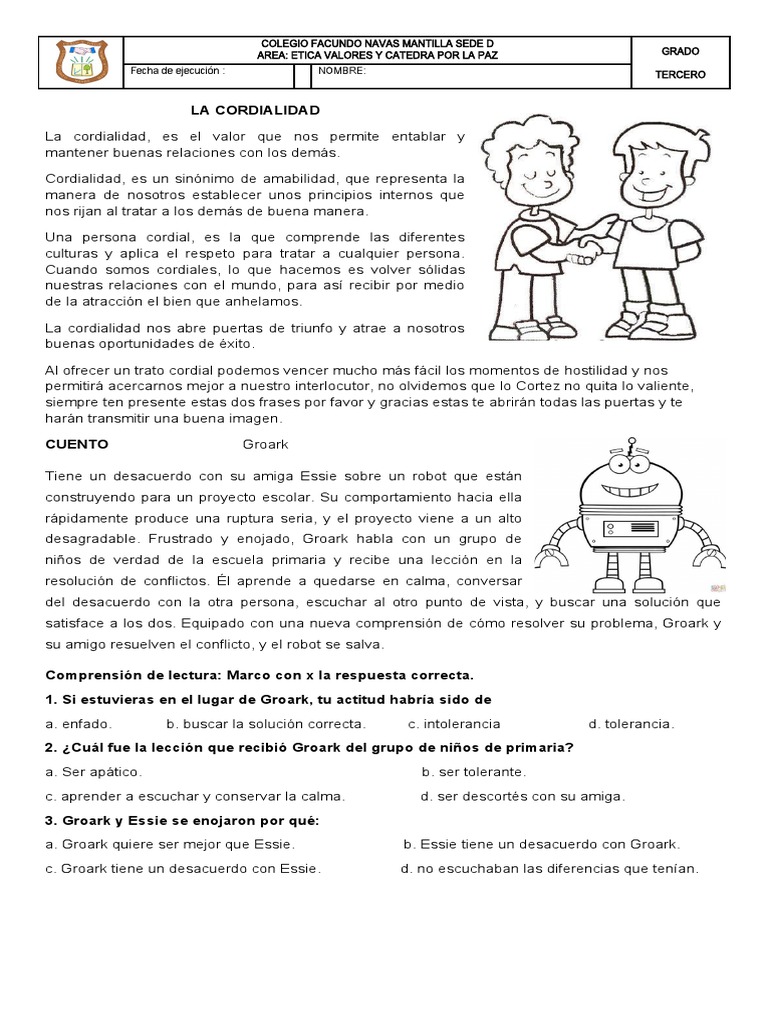 La Cordialidad | PDF