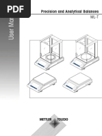 Mettler Toledo Me204 User Manual | PDF | Weight | Computing