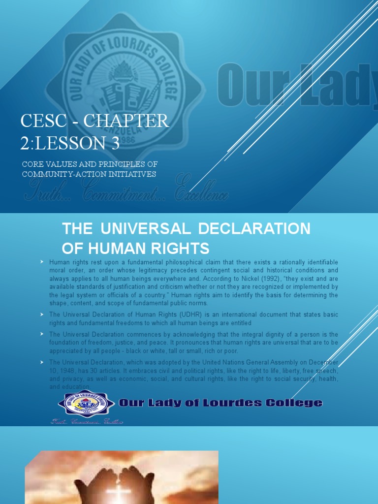 Cesc - Final Term Lesson 3 | PDF | Human Rights | Rights