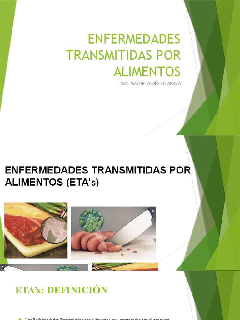 Enfermedades Transmitidas Por Alimentos (Eta) | PDF | Enfermedades transmitidas por alimentos ...