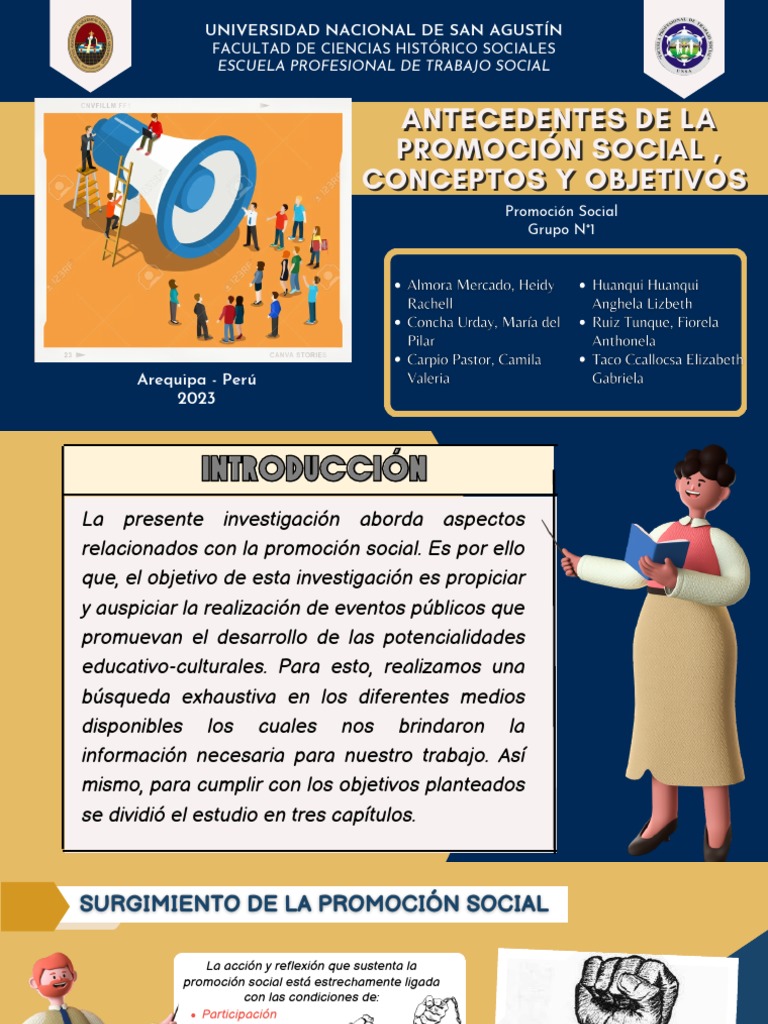 Promoción Social | PDF | Trabajo Social | Sociedad