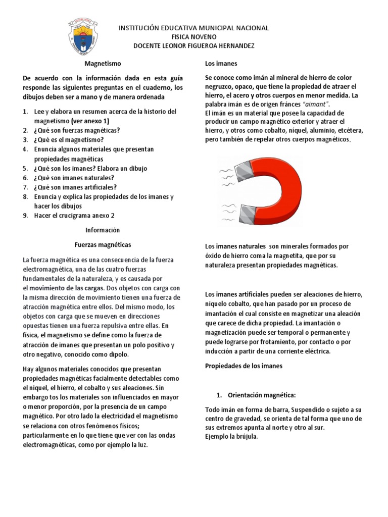 Magnetismo | PDF | Imán | Magnetismo